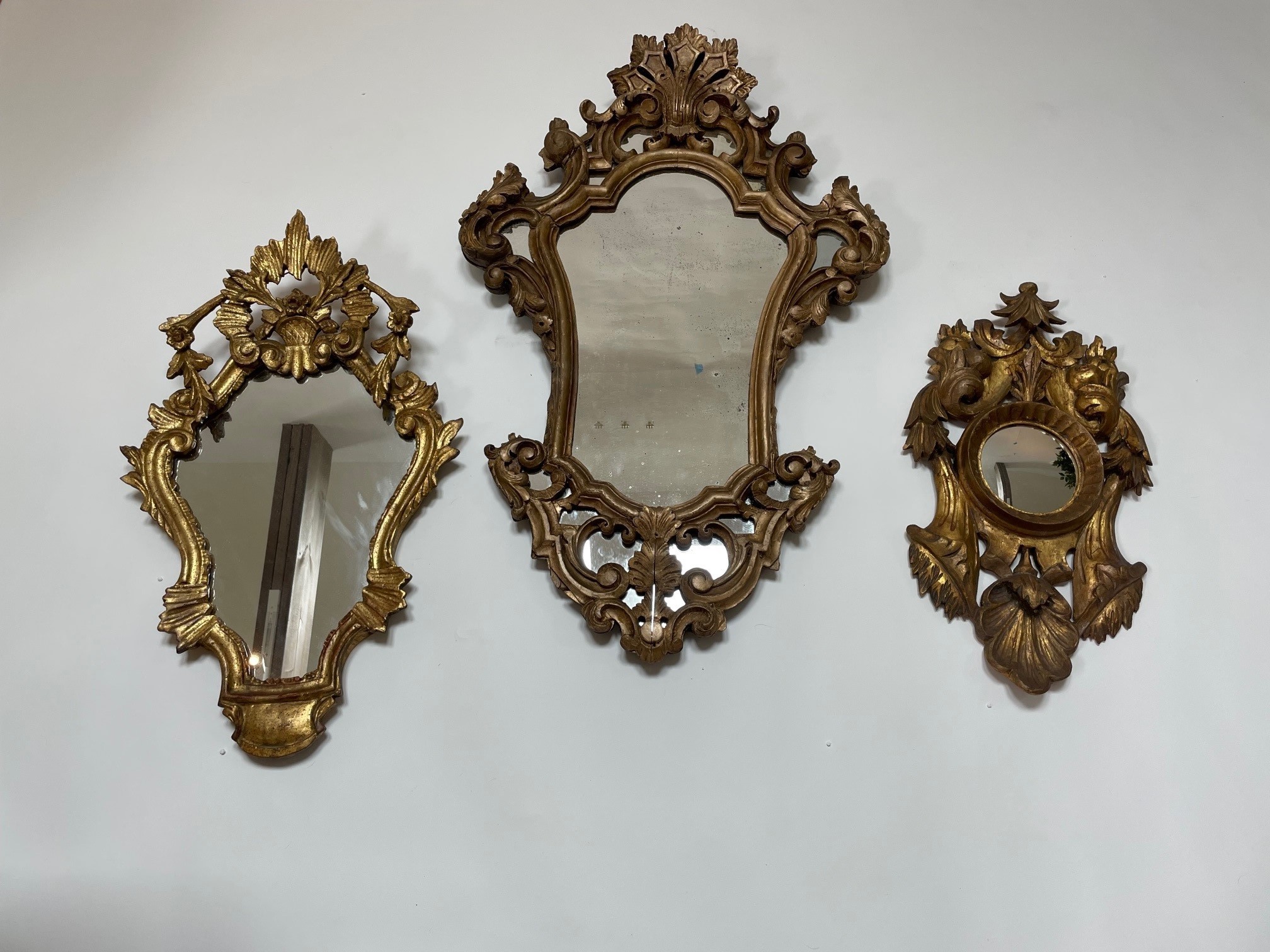 Set of Three Mirrors