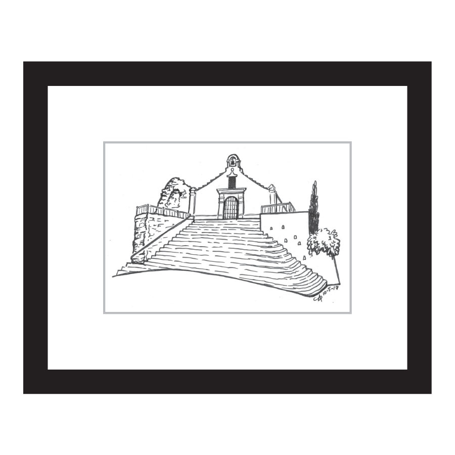 Framed Print: Porta Coeli Church, San Germán, PR