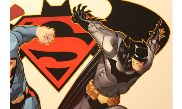Ed McGuinness Signed Batman/Superman Print
