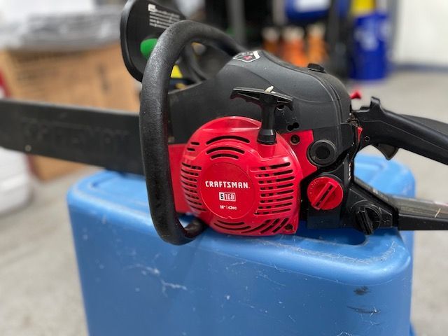 USED Craftsman 16” Chainsaw S 160 42cc with Blade Guard was donated ...