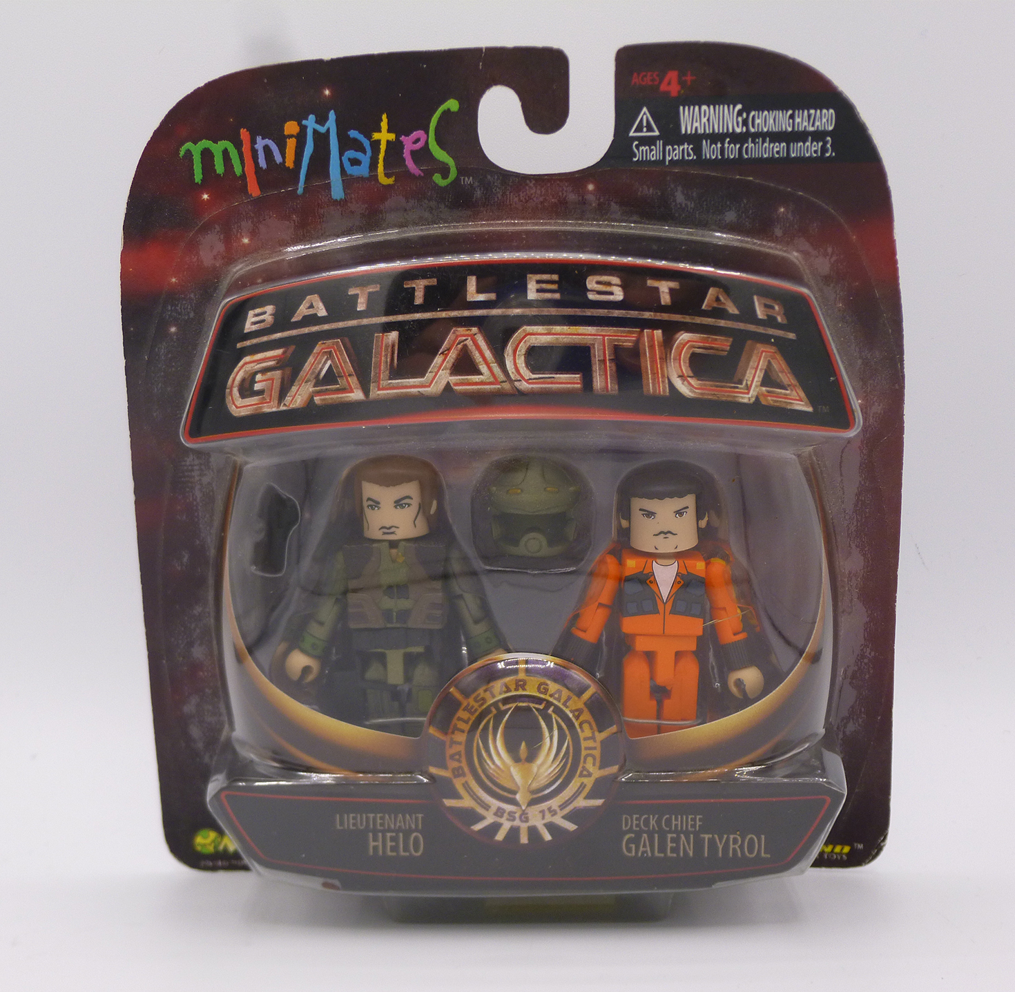 Toy: ArtAsylum Battlestar Galactica Lt. Helo and Deck Chief Tyrol mini ...