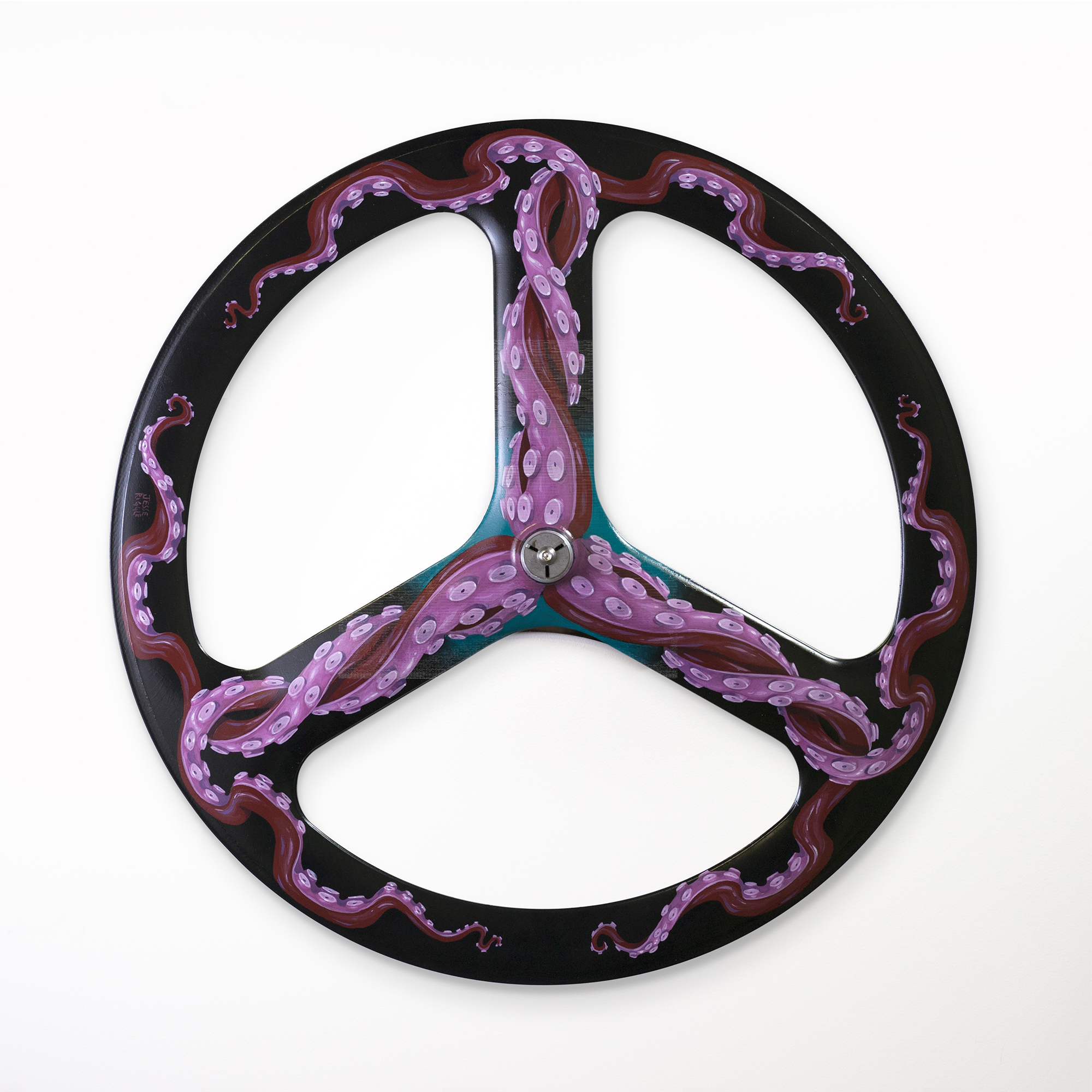 Hexopus Art Wheel by Jesse Riggle