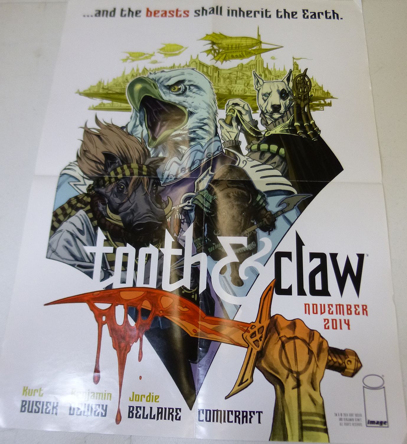 Poster: 2014 Image Comics Tooth and Claw Promo