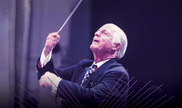 The John F. Hotchkis Banner Conductor at the Hollywood Bowl