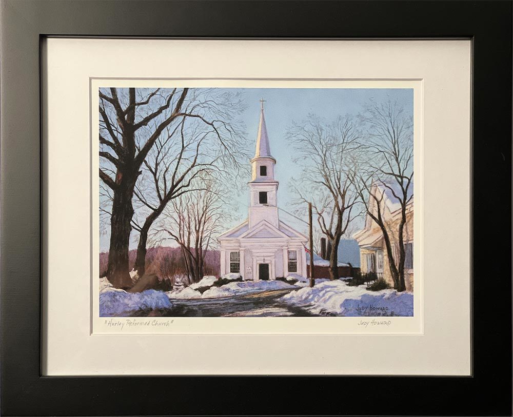 Hurley Reformed Church Framed Print