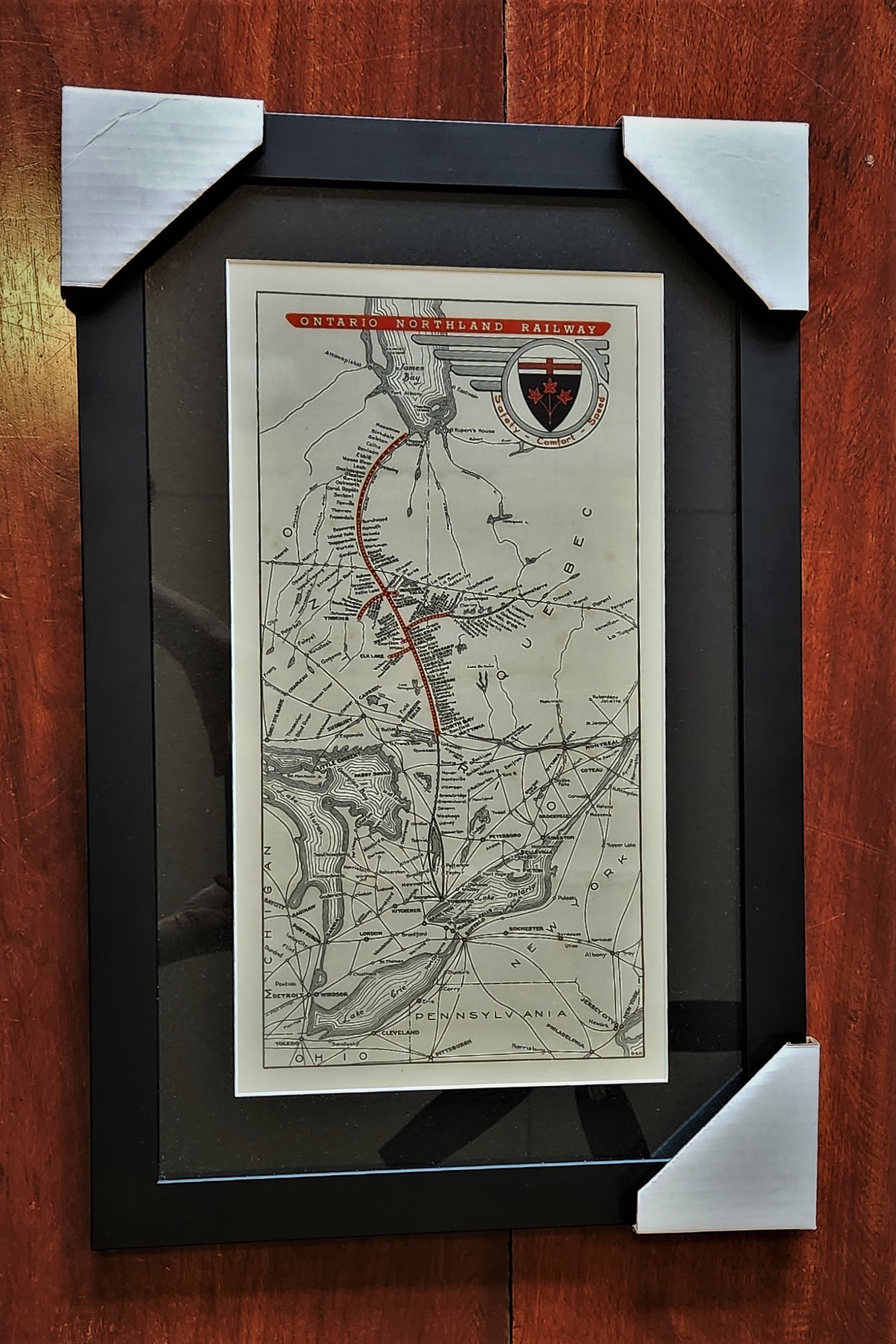 Ontario Northland Railway Map