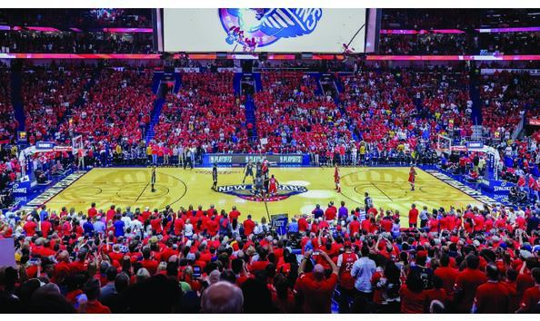 DAY 6- Dribble, Dribble & Score: PELICANS Courtside seats, gear & rooms