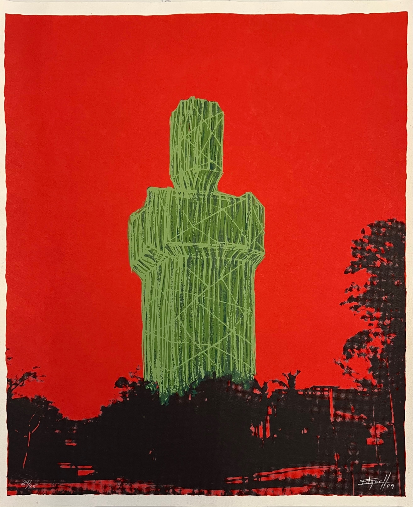 Original Cuban Artist Print from the Taller Experimental de Gráfica de ...