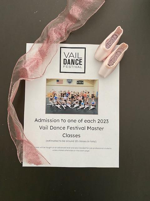A Dancer's Dream - Voucher for all Vail Dance Festival Master Classes ...