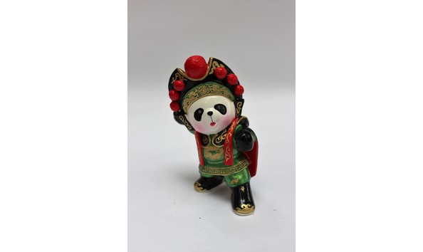 Chinese Opera Panda Figure