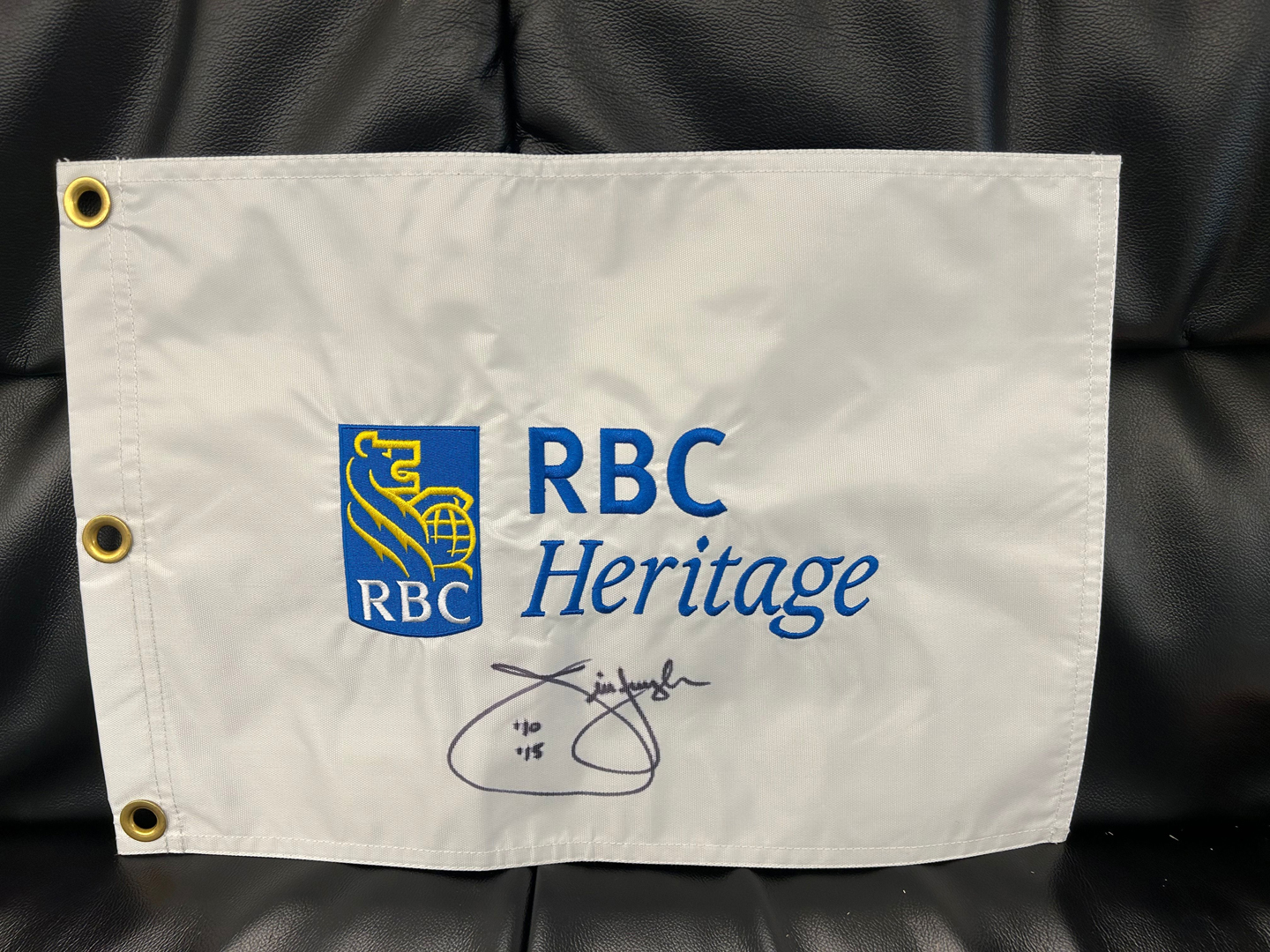 Jim Furyk Autographed Golf Flag