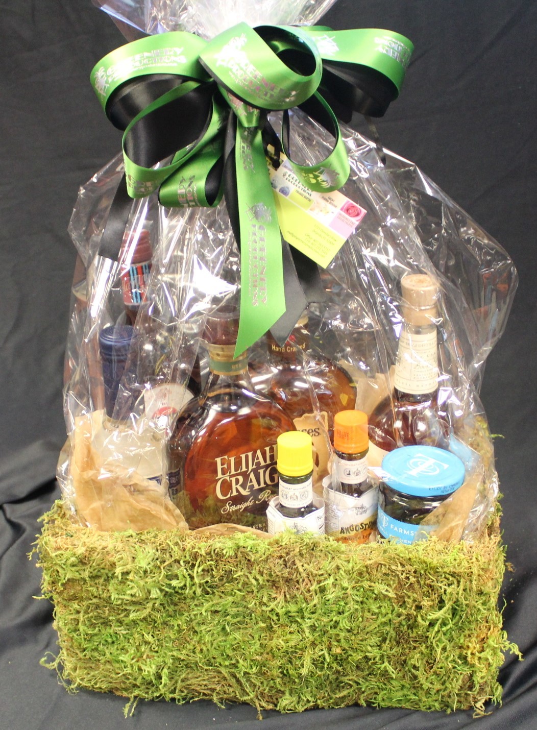 Bourbon Gift Basket from Greenery Productions