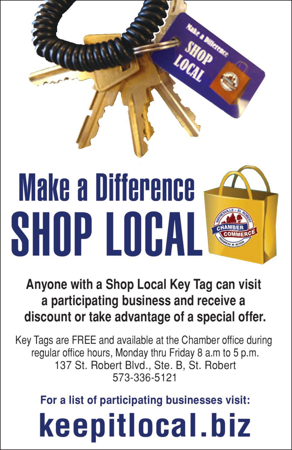 Chamber Program - Shop Local Key Tag