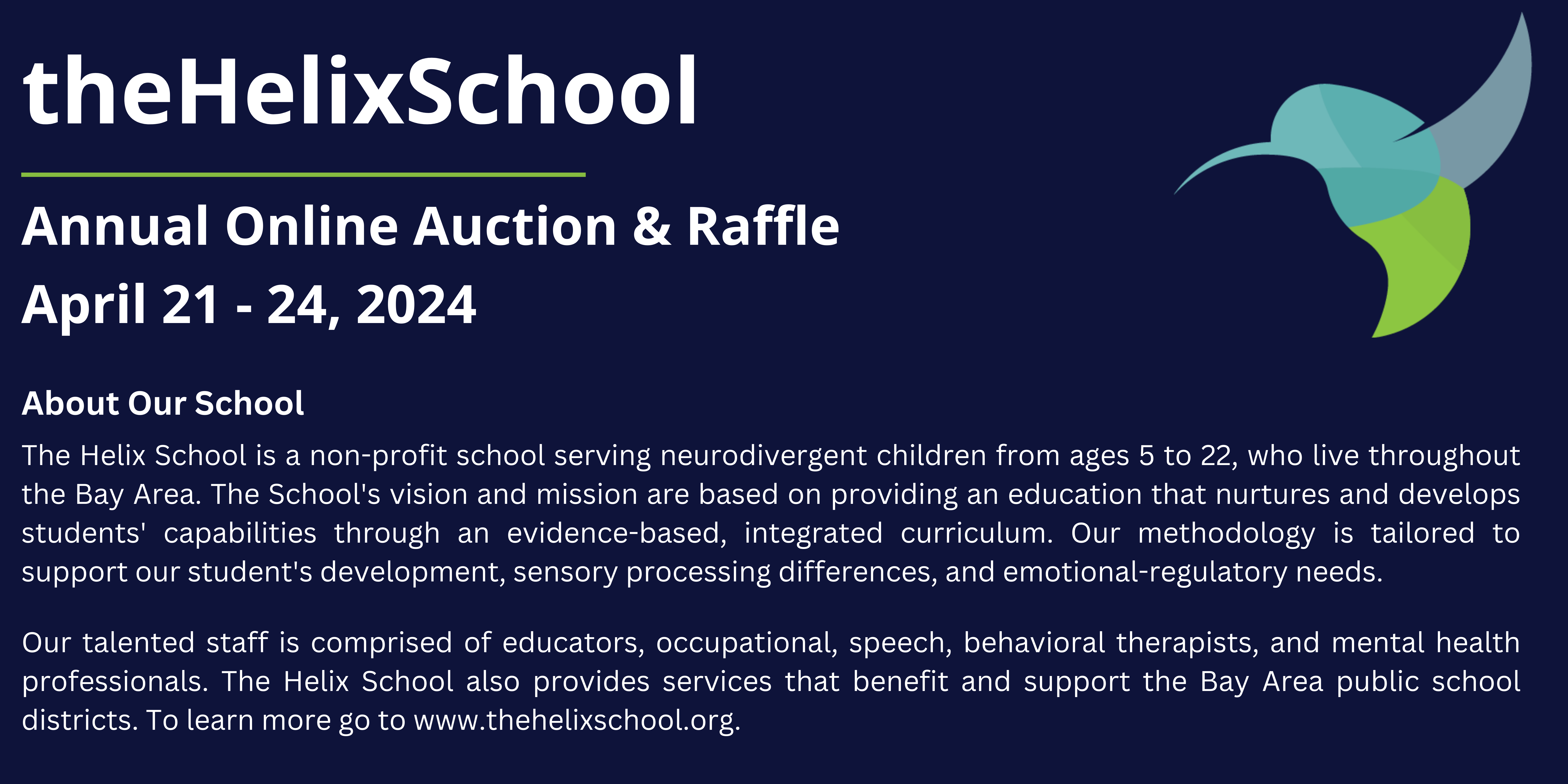 The Helix School Online Auction 2024