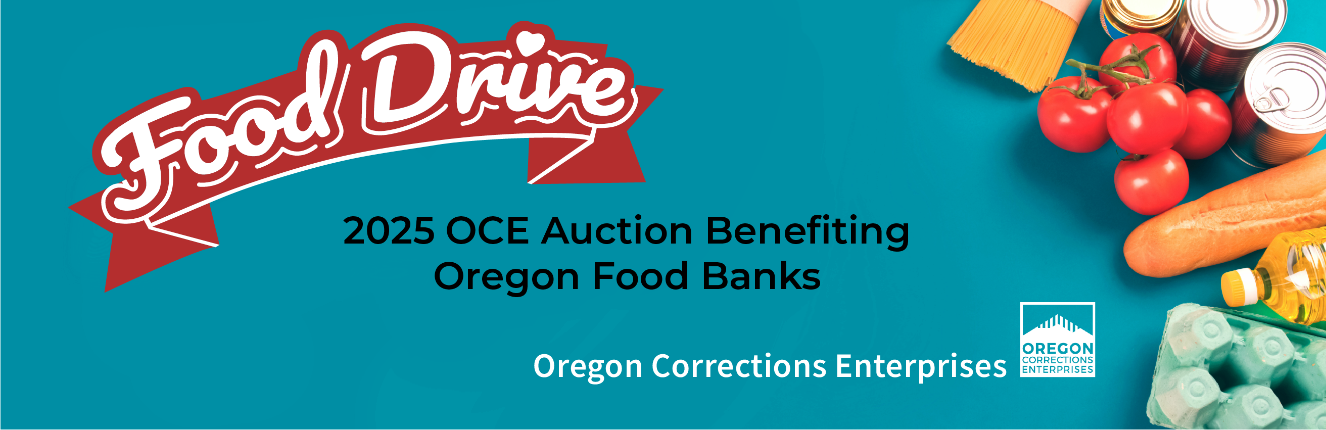 2025 OCE Auction benefiting Oregon Food Banks
